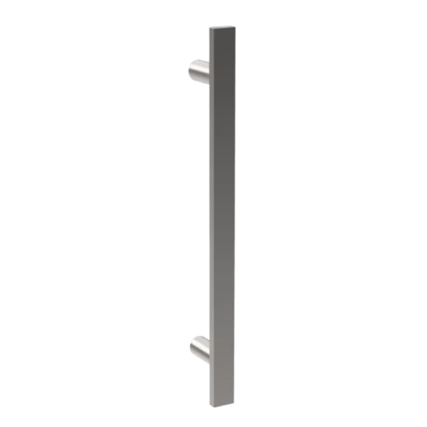 FP4500 Flat T-Bar Pull Handle - Armada Door Hardware